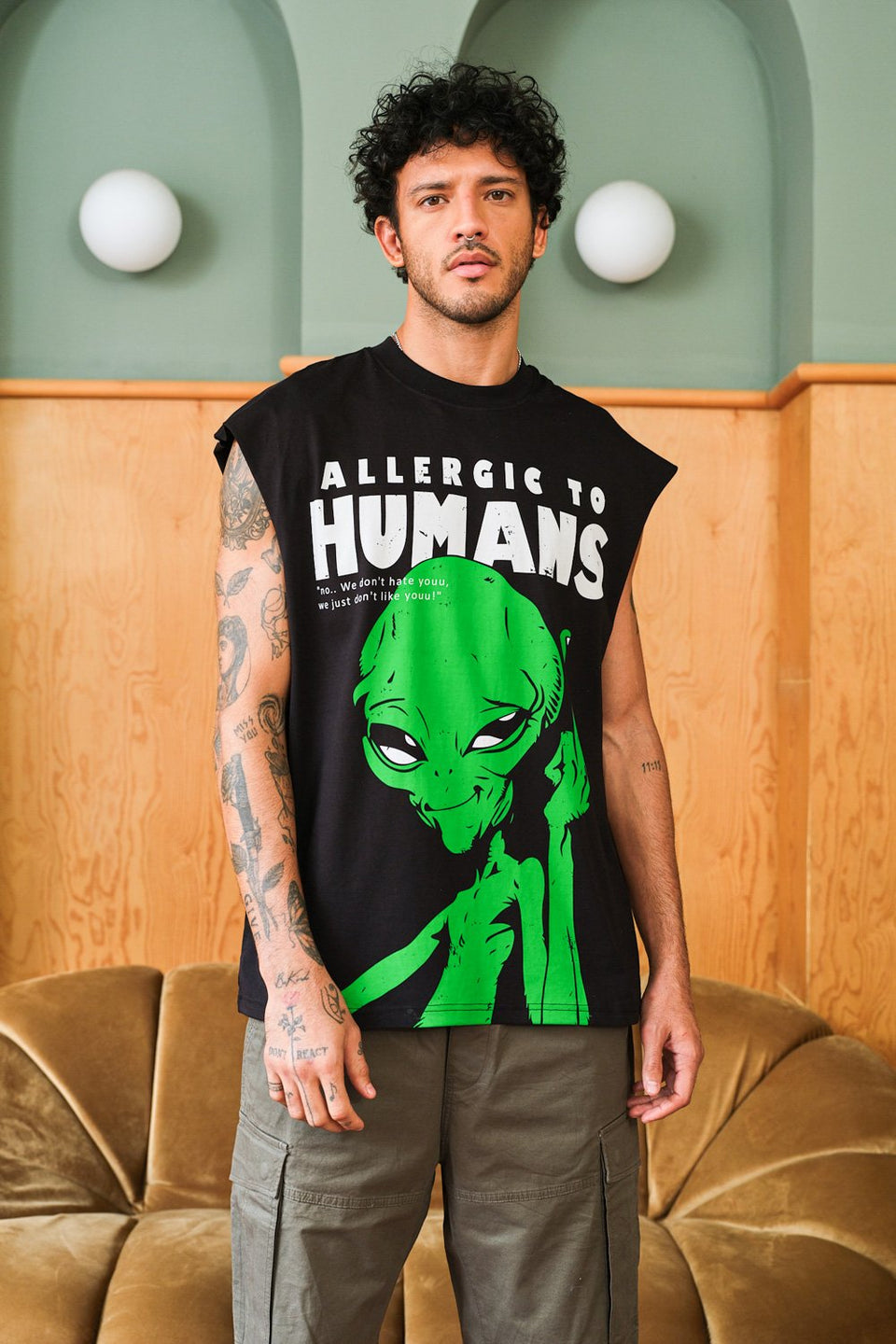 Buy Allergic To Humans Oversized Tank | BonkersCorner