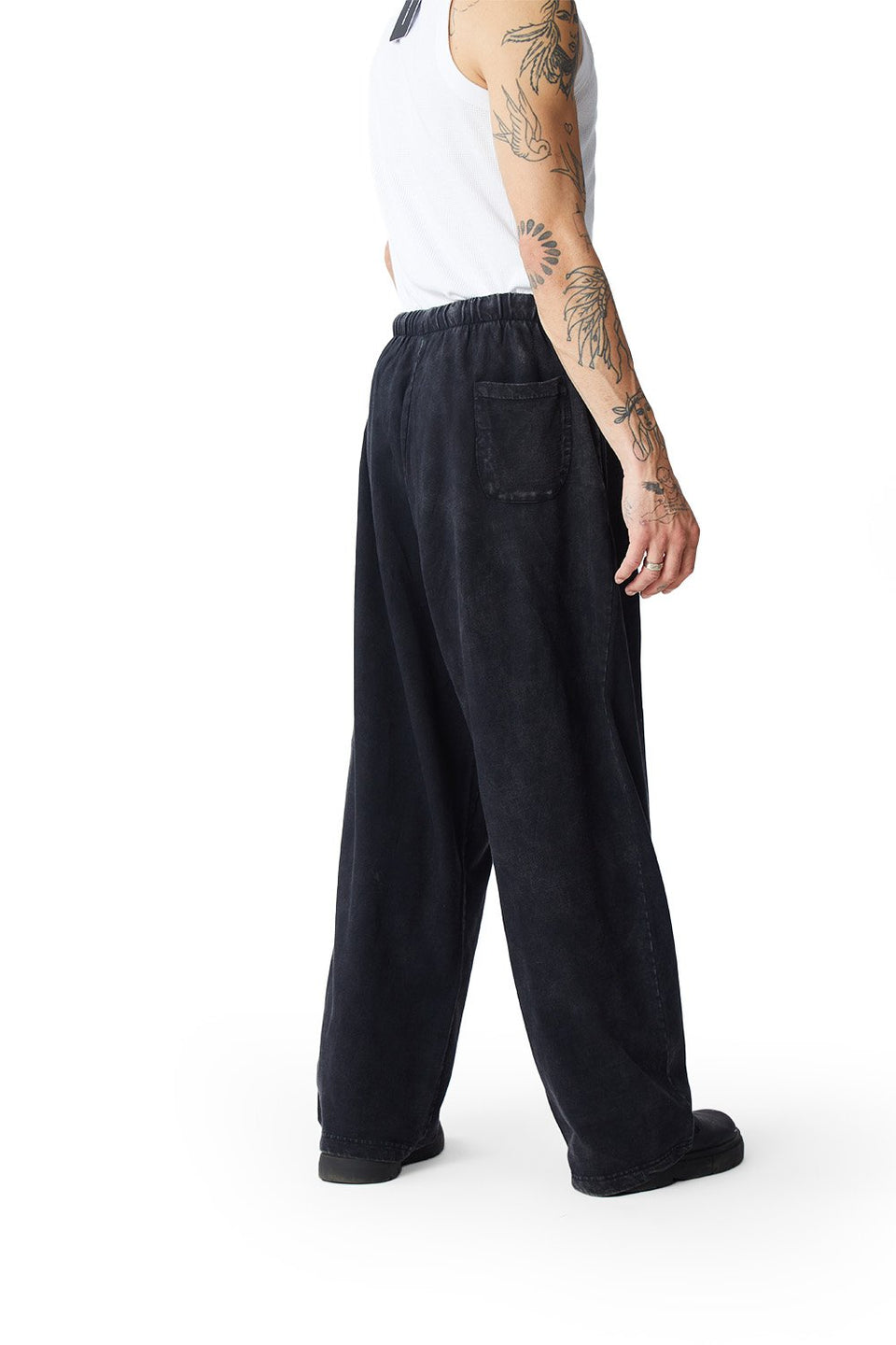Buy Black Faded Loose Fit Pants | BonkersCorner