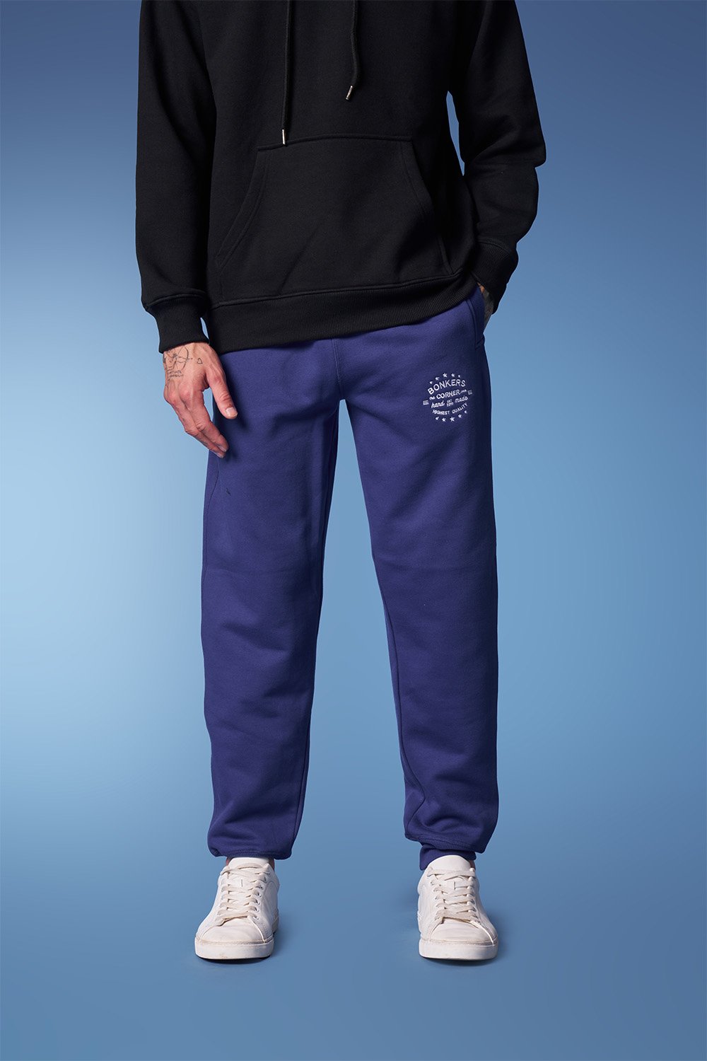Buy Blue Heavyweight Joggers | BonkersCorner