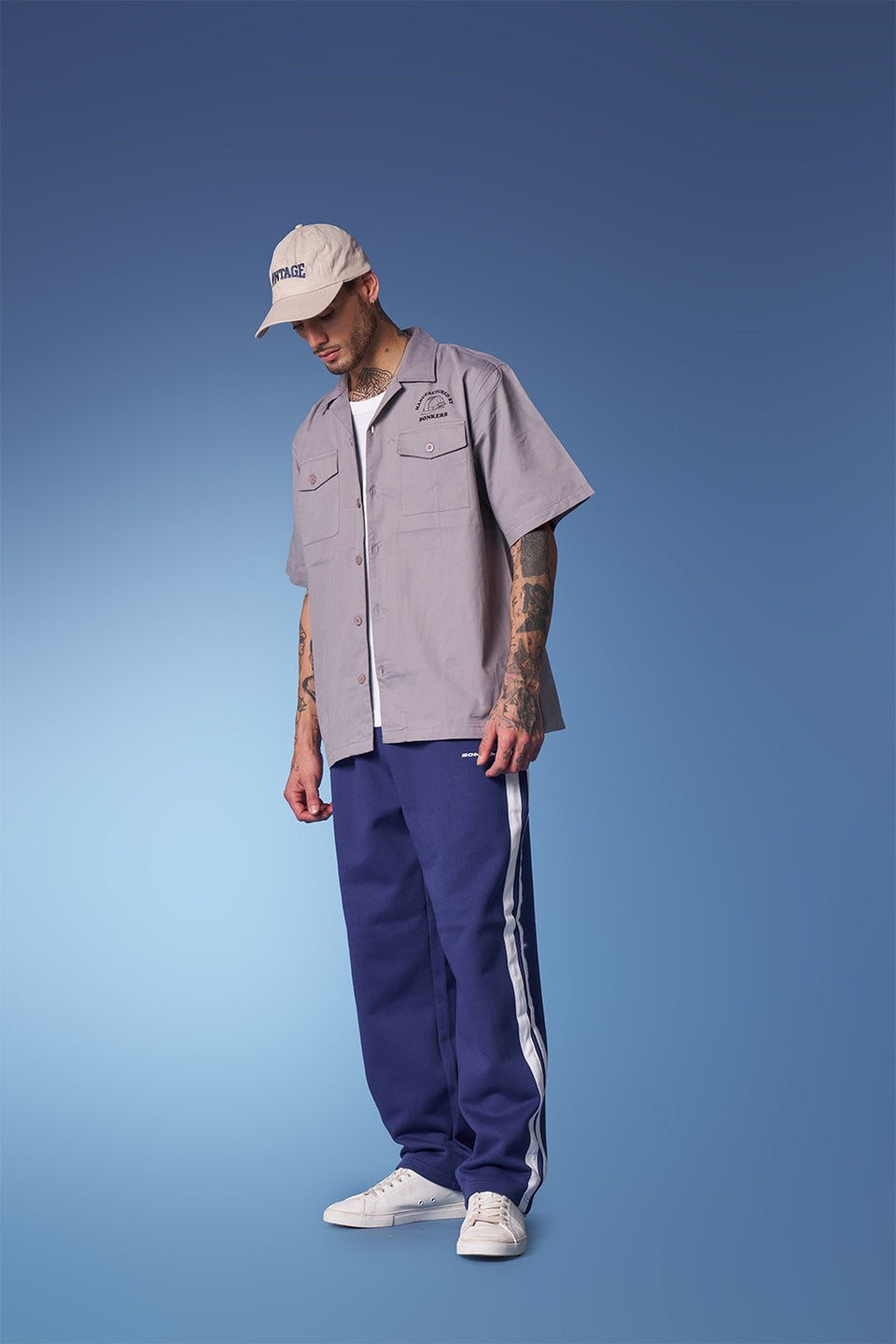 Buy Blue Sporty Straight Fit Pants | BonkersCorner