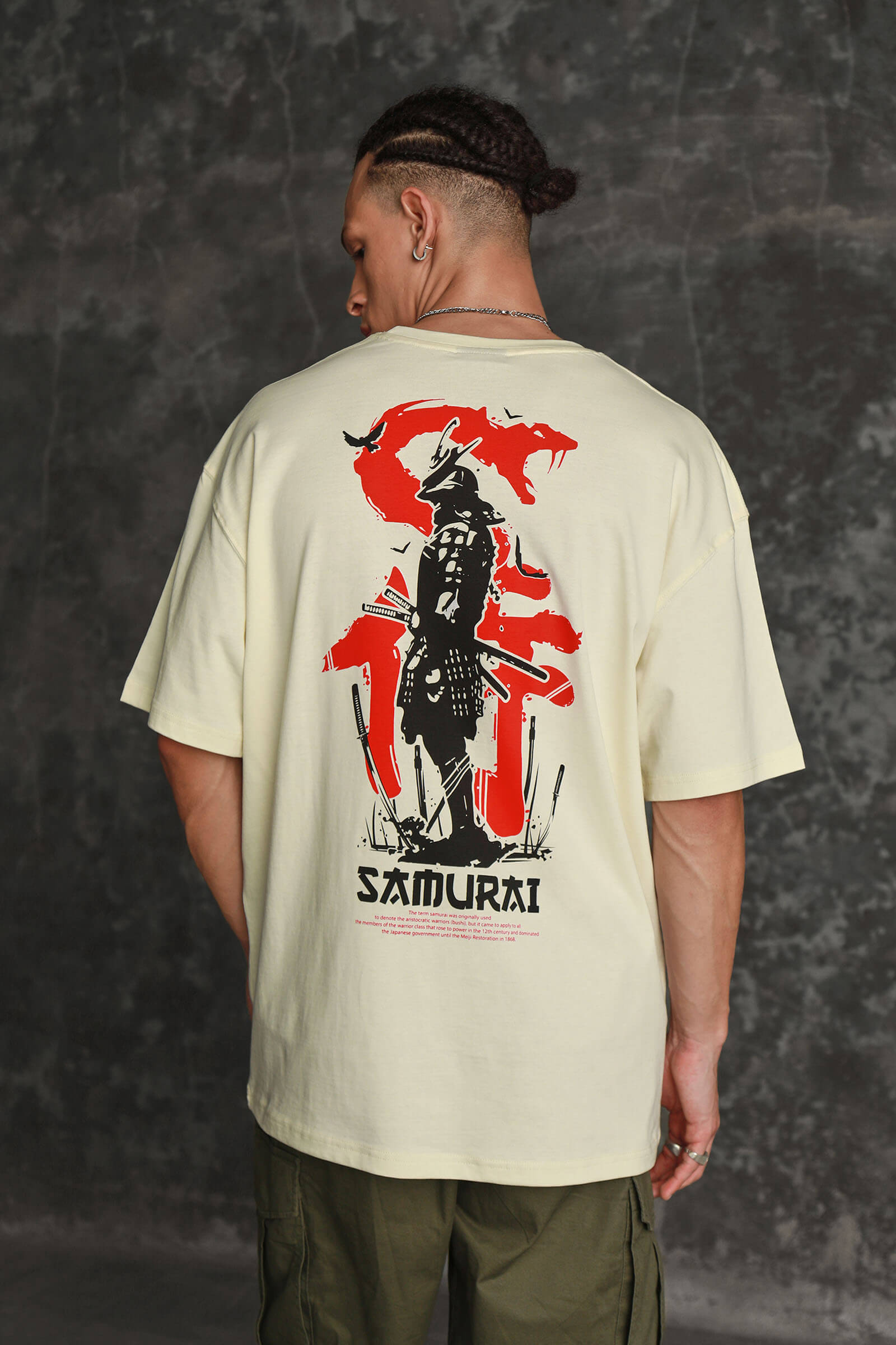 Buy Samurai Oversized T-shirt | BonkersCorner