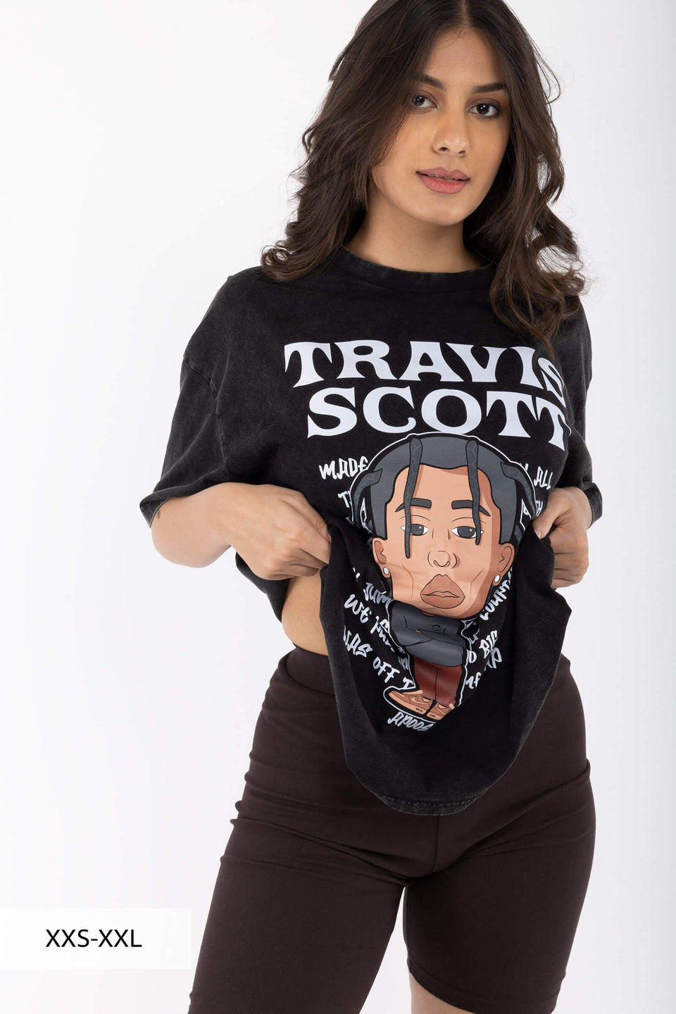 Travis Scott Faded Oversized T-shirt | Music & Style Fusion