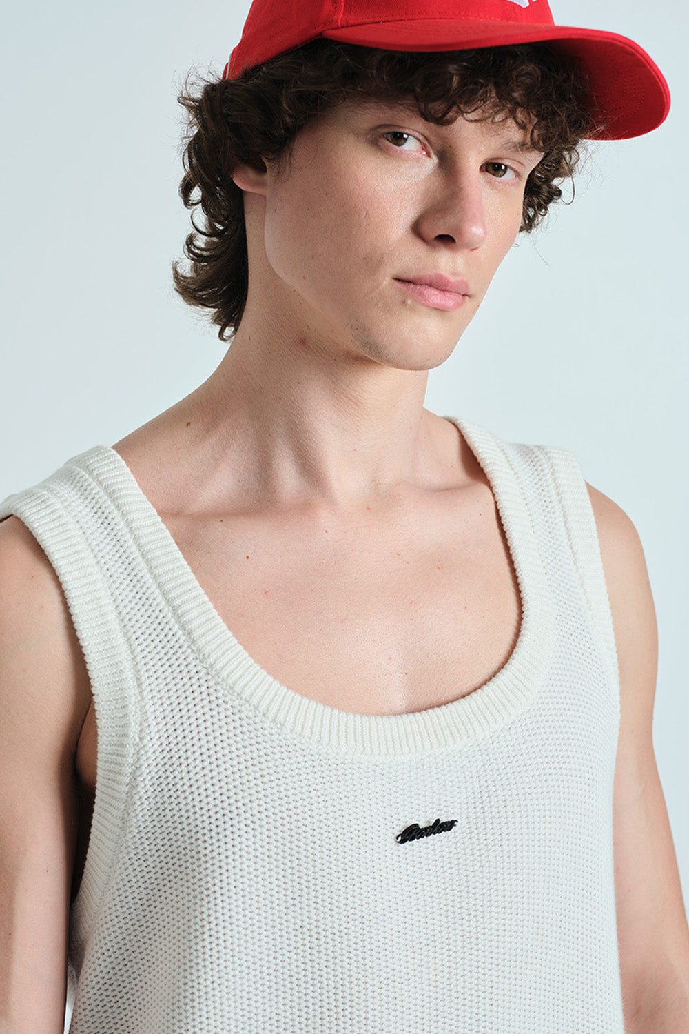 Buy White Knit Tank | BonkersCorner